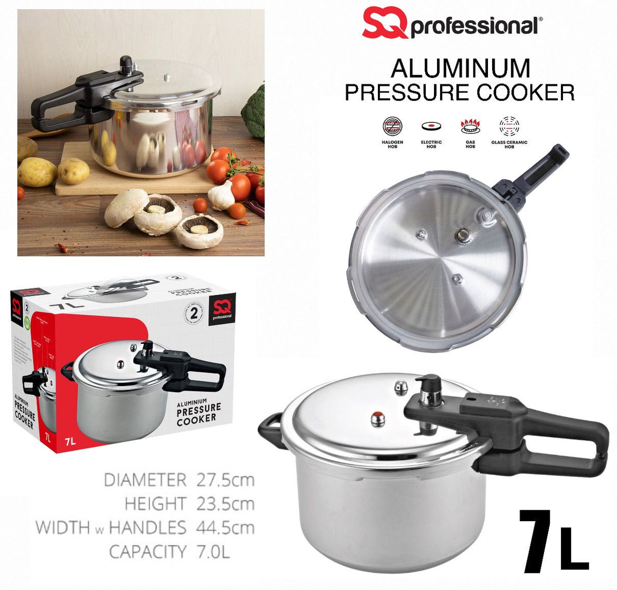 “SQ PROFESSIONAL” PRESSURE COOKERS LONG-HANDLE – Mechtronics