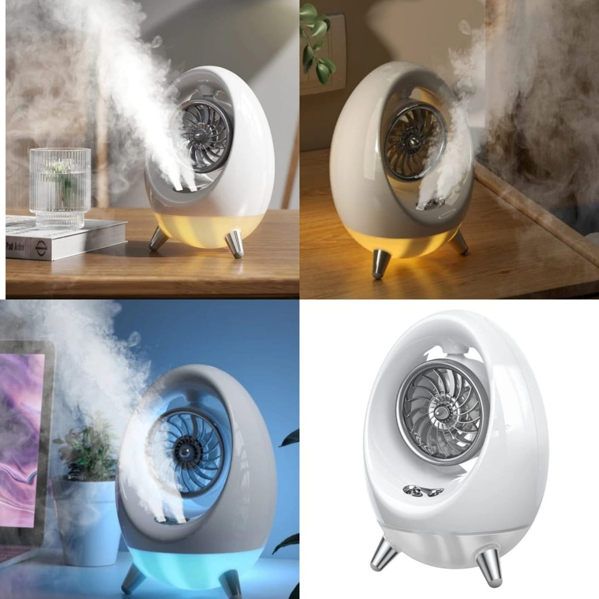 Rechargeable Egg Mist Atmospheric Fan – Mechtronics