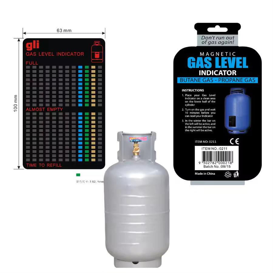 MAGNETIC THERMOMETER GAS TANK LEVEL INDICATOR – Mechtronics