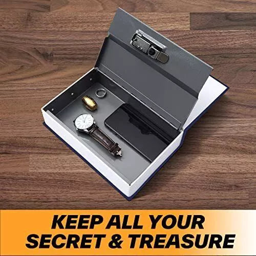 BOOK SAFE BOX WITH COMBINATION LOCK FOR SECURE STORAGE – Mechtronics